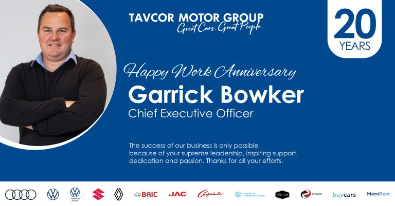 Interview - Garrick Bowker - CEO of Tavcor Motor Group